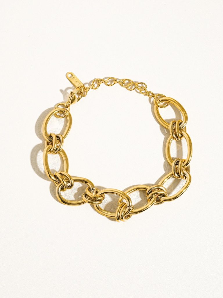 Tilly 18K Gold Non-Tarnish Bold Chain Bracelet - Fashion Faze