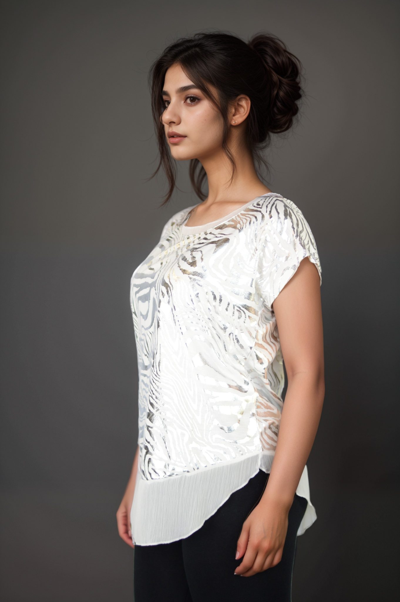 White Zebra Tee - Fashion Faze